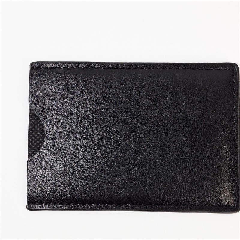 Leather Bat ID Wallet for Men and Women - Superhero Face Eyes Cutout ...