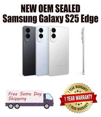 NEW OEM SEALED - Samsung Galaxy S25 Edge Qualcomm SM8750-AC Snapdragon ...