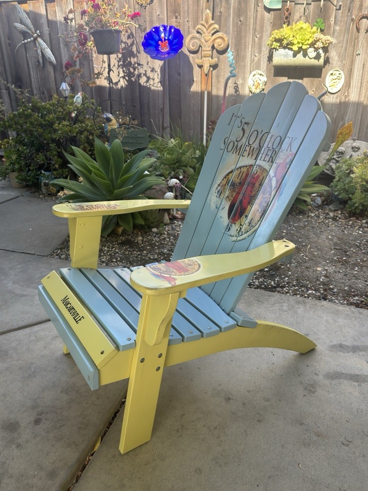 Jimmy Buffett Margaritaville It’s 5 O’clock Somewhere Wooden Adirondack ...
