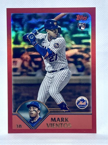 Mark Vientos 2023 Topps Archives 2003 Topps Red Hot Foil /50 #245 RC ...