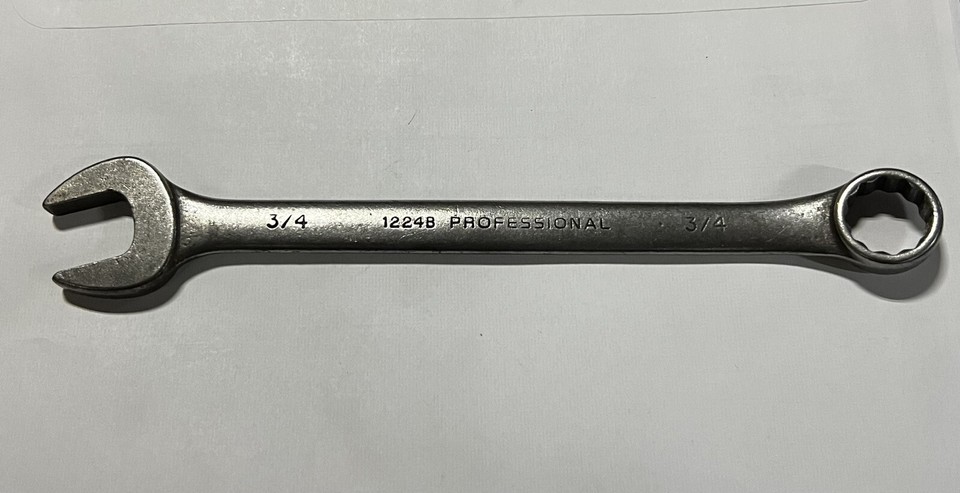 Proto Professional 3/4” Combination Wrench 12 Point 1224B Black Oxide ...