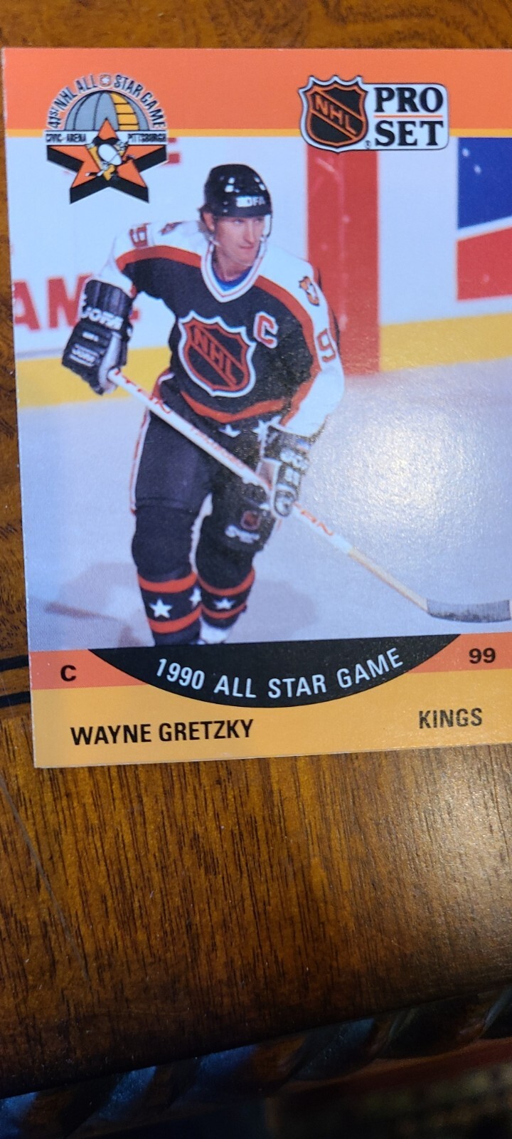 1990-91 Pro Set Hockey Wayne Gretzky All-Star Card #340 LA Kings | eBay