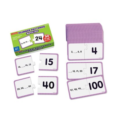 Lakeshore Learning Number Patterns Match-Ups | eBay