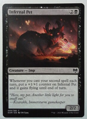 Infernal Pet *Common* Magic MtG x1 Kaldheim | eBay