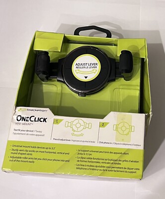 Bracketron OneClick Vent Mount ~ Universal Mount Holds Devices up to 3.5" | eBay
