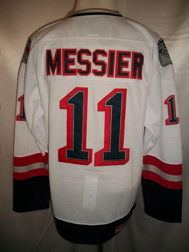 Mark Messier New York Rangers White 1998-1999 Statue of Liberty CCM NHL ...