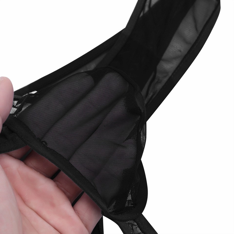 Freebily Sexys Men See-Through Lace Night-Robe Transparent Sleepwear ...