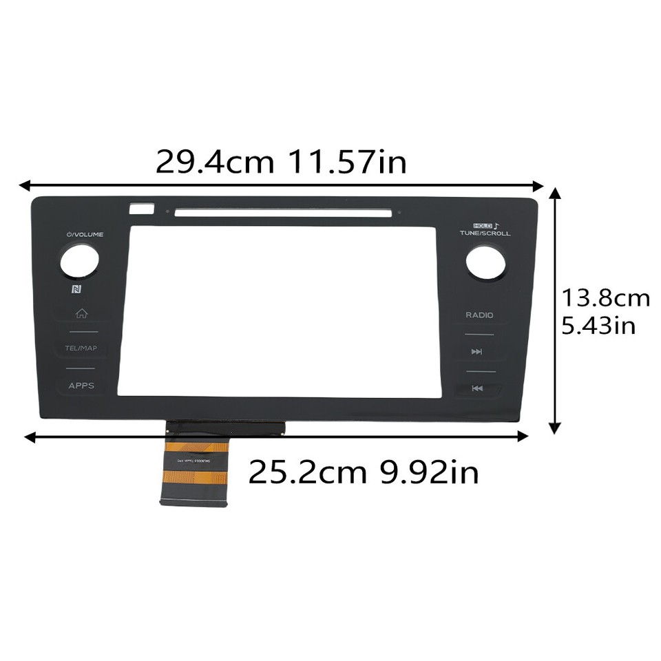 For Subaru Legacy & Outback Radio Replacement Touch Screen Digitizer ...