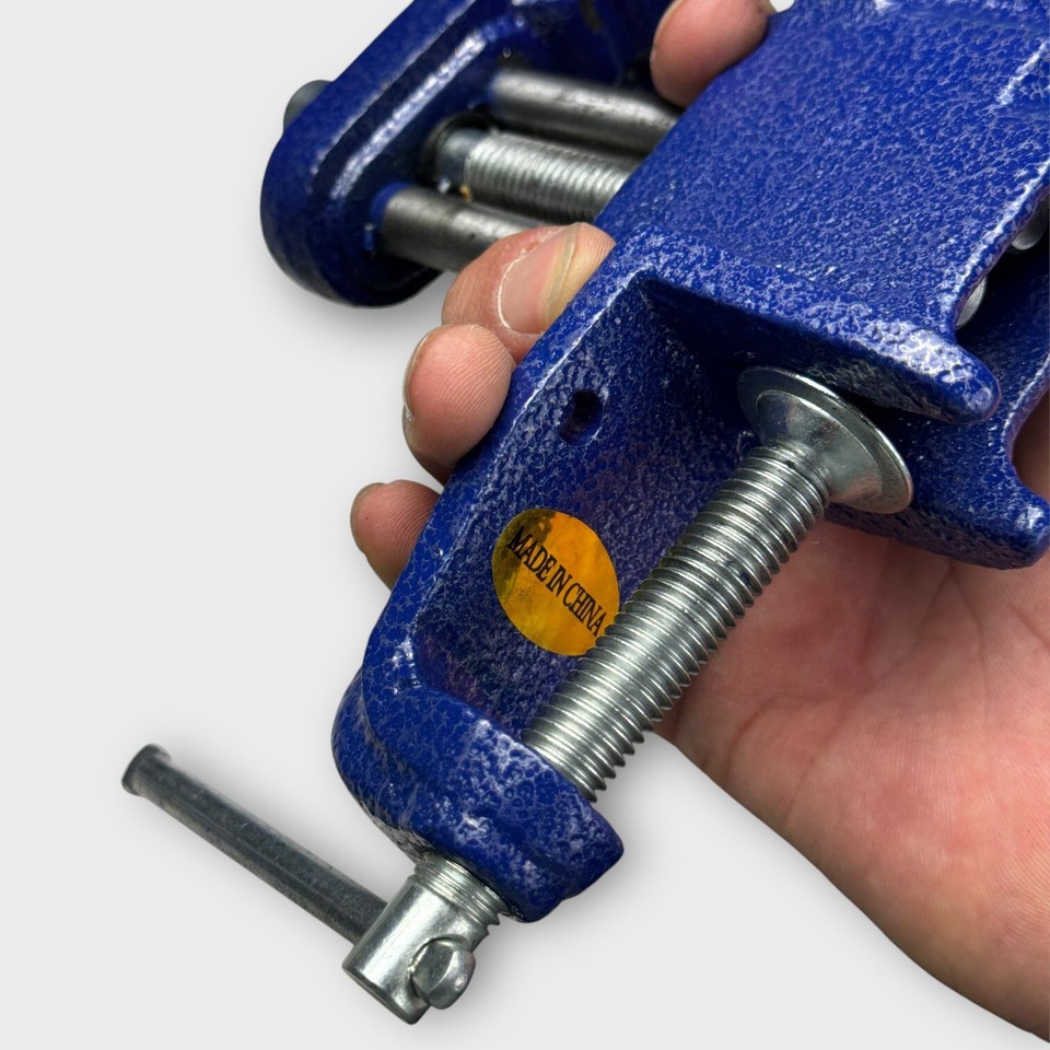 Wilton 33150 3" Portable Vise With Clamp-On Stationary Base Model 150 Blue Color | eBay