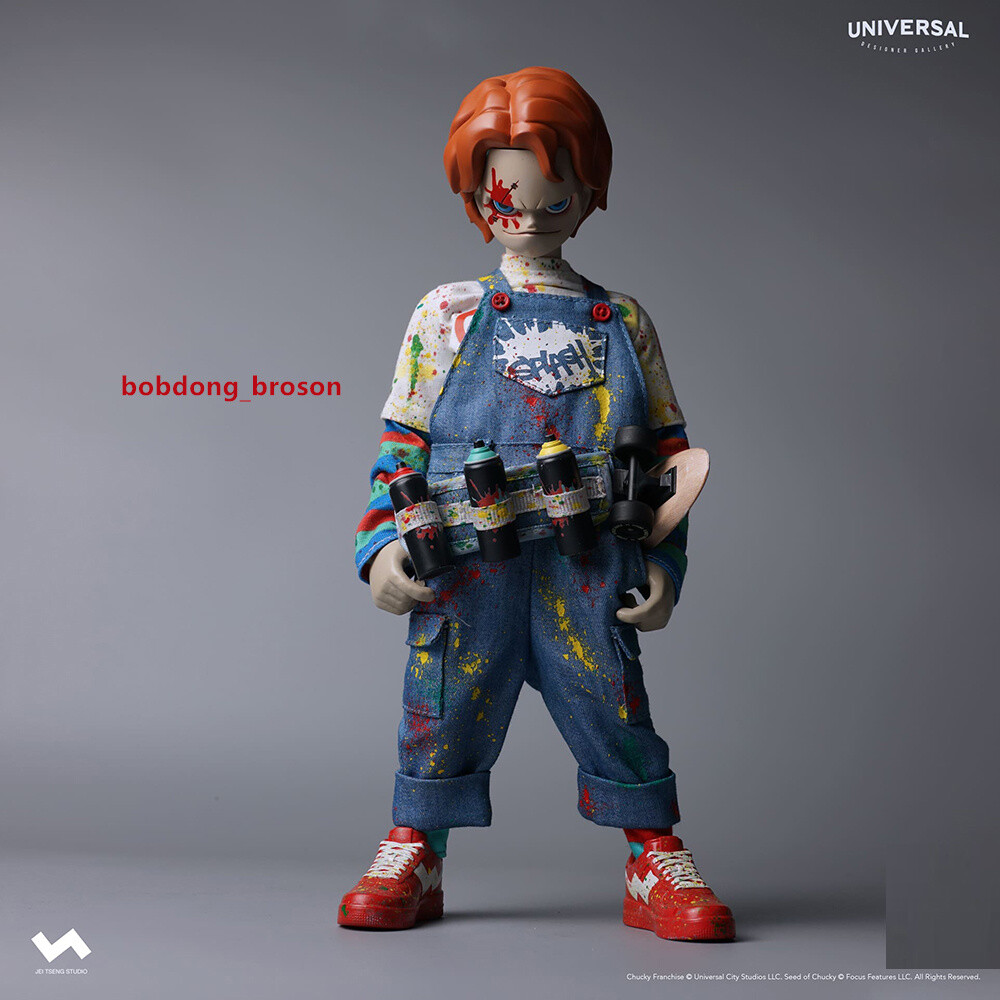 J.T STUDIO x Universal Chucky H30CM ABS PVC Action Figure 1/6 Scale ...