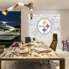 Pittsburgh Steelers on Brick Wall NFL Football Home Decor Print Poster ...