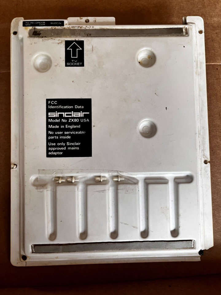 Sinclair ZX80 ~ USA Model ~ w/ Memory Module ~ Good Condition | eBay