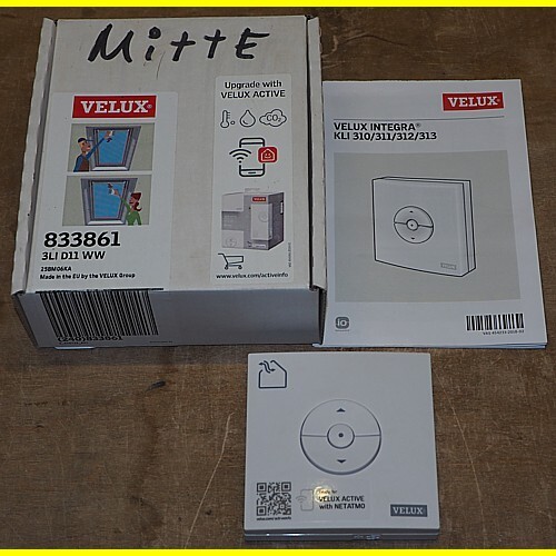 Velux Integra Fernbedienung 833861 / 3LI D11 WW - für Dachfenster ...