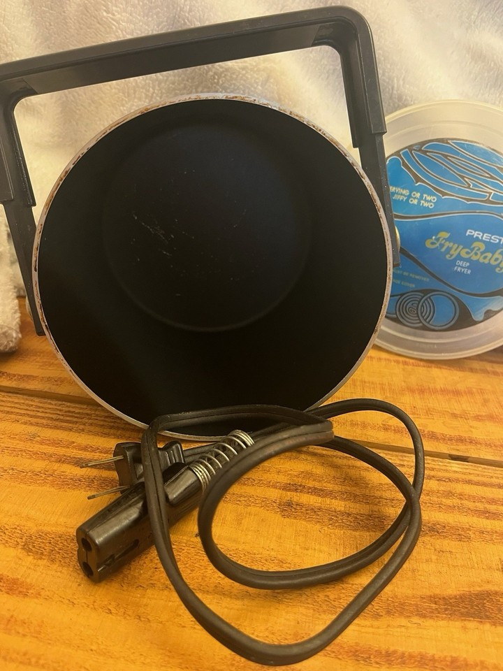 Vintage Presto FRY BABY Deep Fryer Model 01-FBD1 w/ Power Cord & Lid | eBay