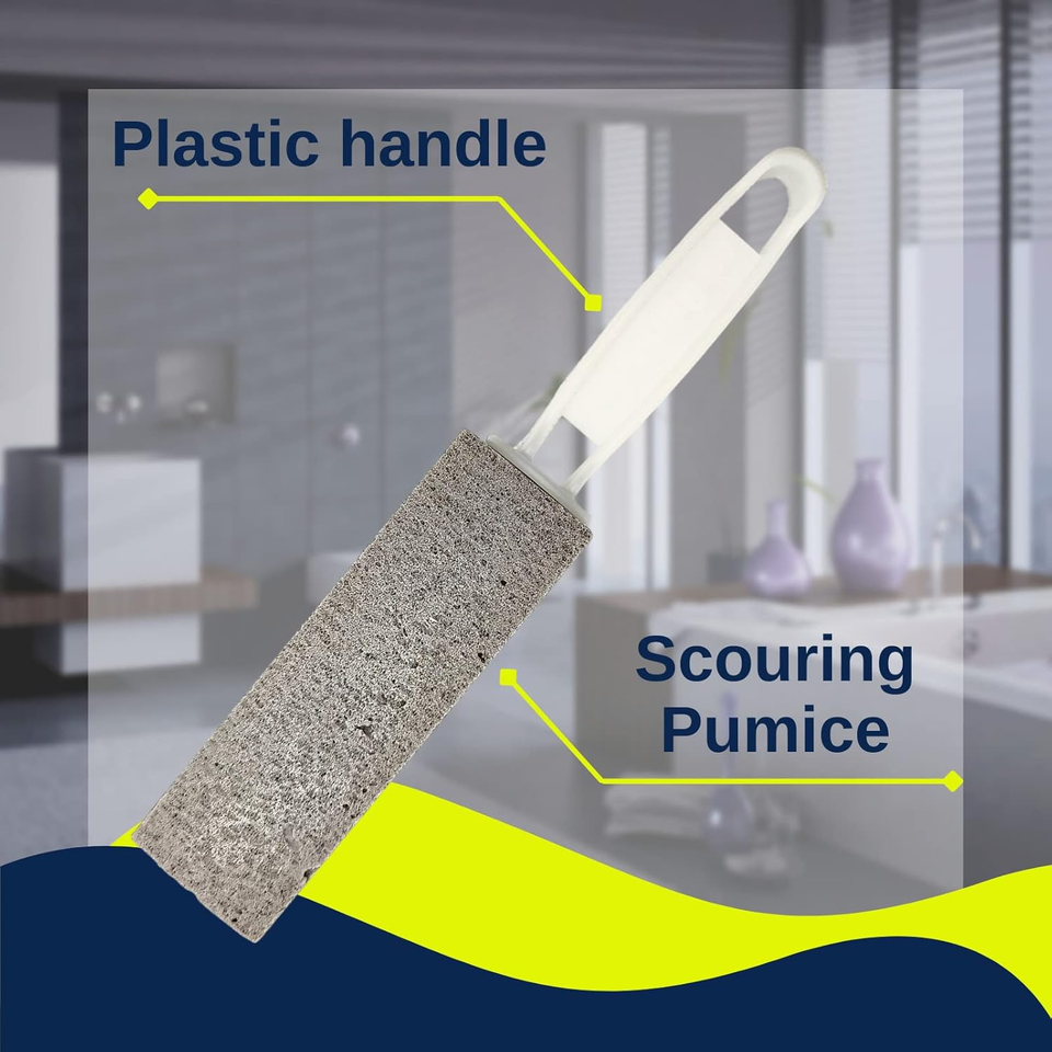 Pumice Stone Toilet Bowl Cleaner (1-Pack) - Heavy Duty Scouring Stick ...