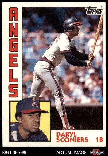 1984 Topps #27 Daryl Sconiers Angels 6 - EX/MT | eBay