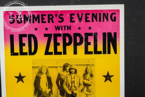Pair of Framed Led Zeppelin US Tour Posters | eBay