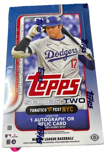 2025 Topps Series 2 Baseball Fanatics Fest NYC Exclusive Hobby Box In ...