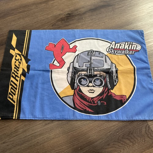 Vintage 90s Star Wars Pod Racer Anakin Skywalker Pillow Case Sebula ...