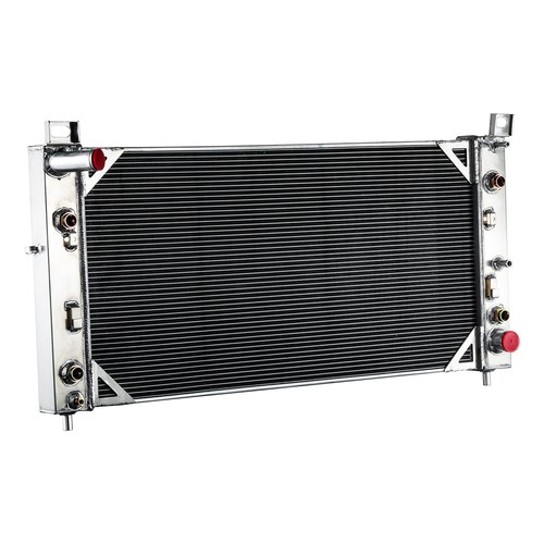 Aluminum 2 Rows Radiator For 2001 2002 Chevy Silverado GMC Sierra 2500 ...