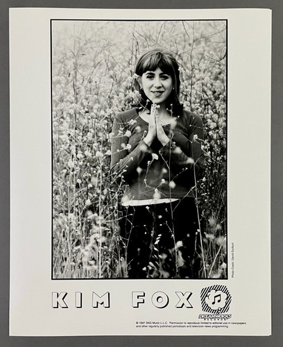 1997 Kim Fox Indie Pop Vintage Musician Singer Promo Photo Dreamworks ...