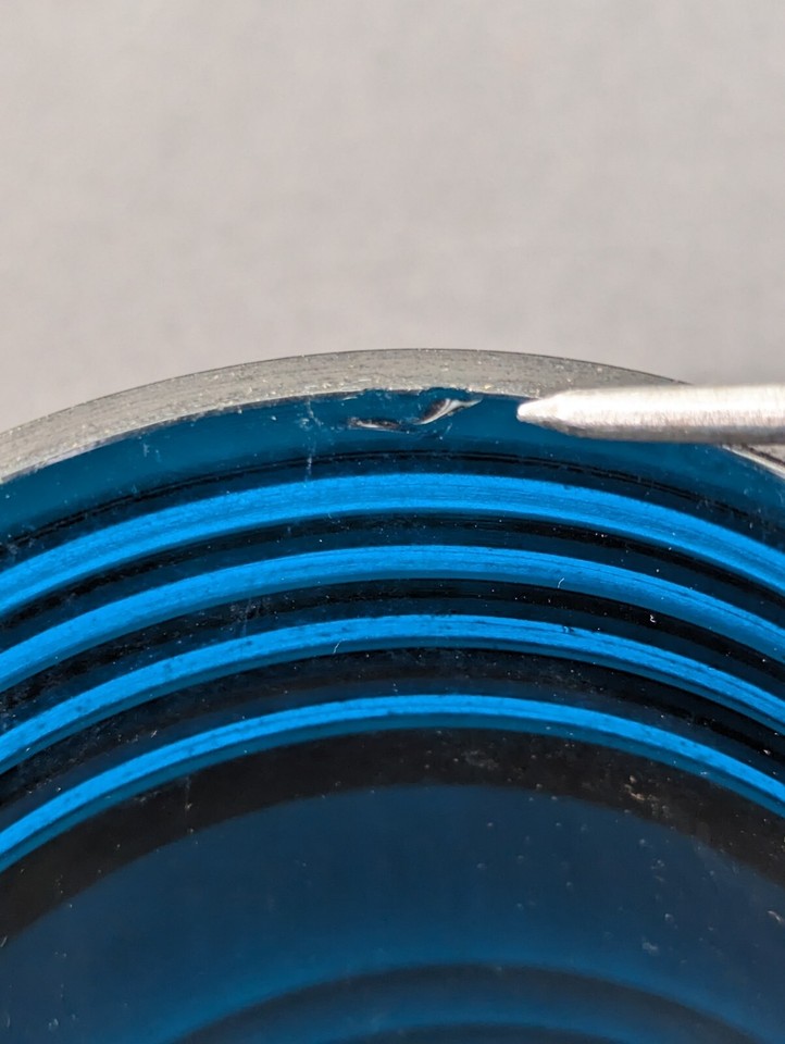 Vintage Blue Fresnel 360 Dock Lantern Lamp Glass Lens Phoenix 4072L ...