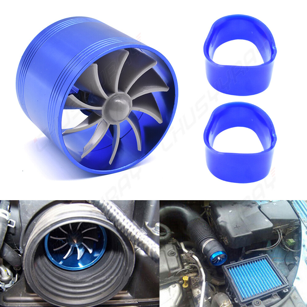 Car Supercharger Turbine Turbo Charger Air Filter Intake Fan Fuel Gas ...
