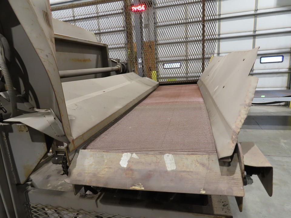 Allegheny Hydraulic Tote Tipper Paper Shredder Hopper Dump Feed ...