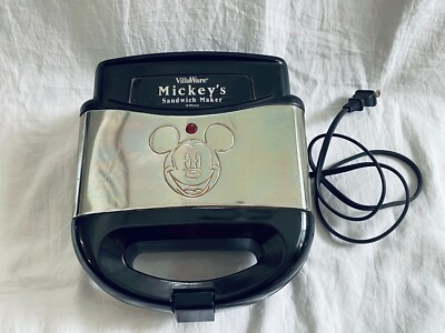 VillaWare Mickey's Sandwich Maker 5555-03 Mickey Mouse Vintage | eBay