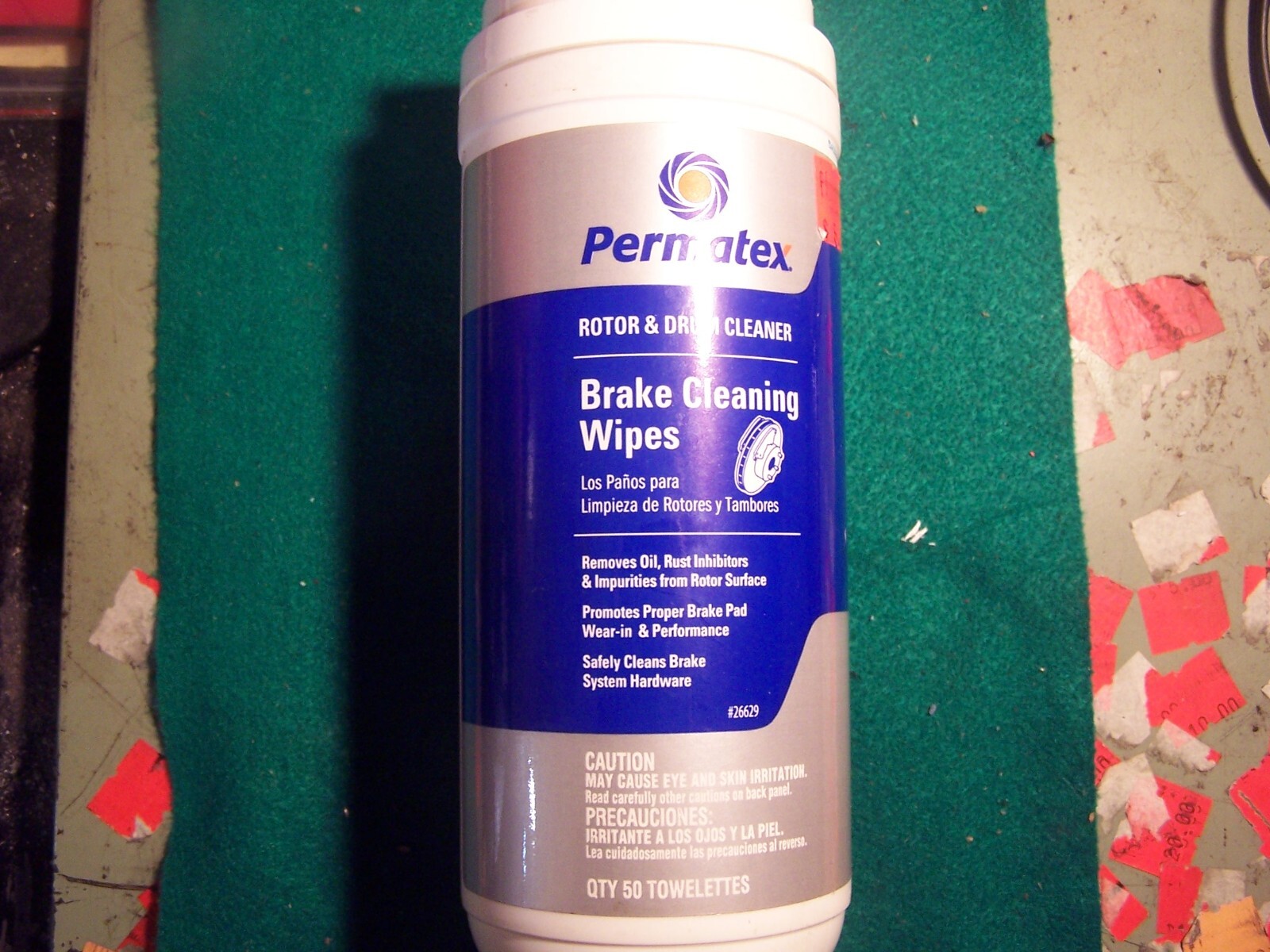 Permatex Brake & Parts Cleaner Wipes.2 each #26629 50 each towlets | eBay