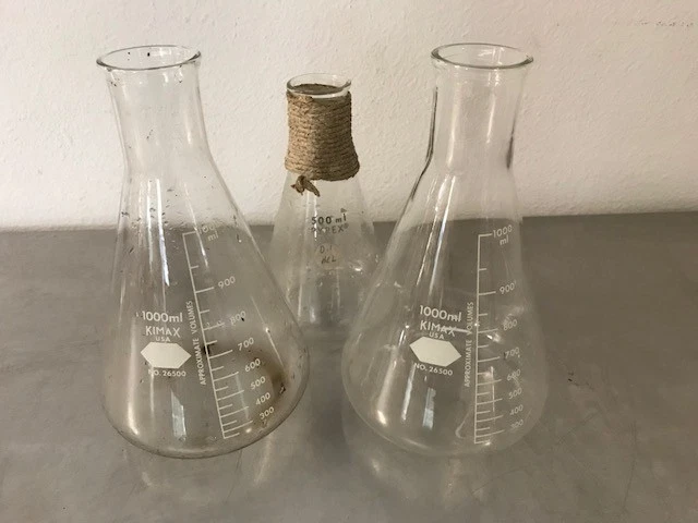 Pyrex 4980-1L Narrow Mouth, Graduated Erlenmeyer Flask, 48% OFF