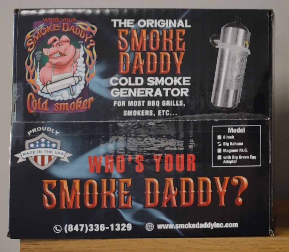 Electric BBQ Cold Smoker Generator USA MADE The Original Smoke Daddy 8 ...