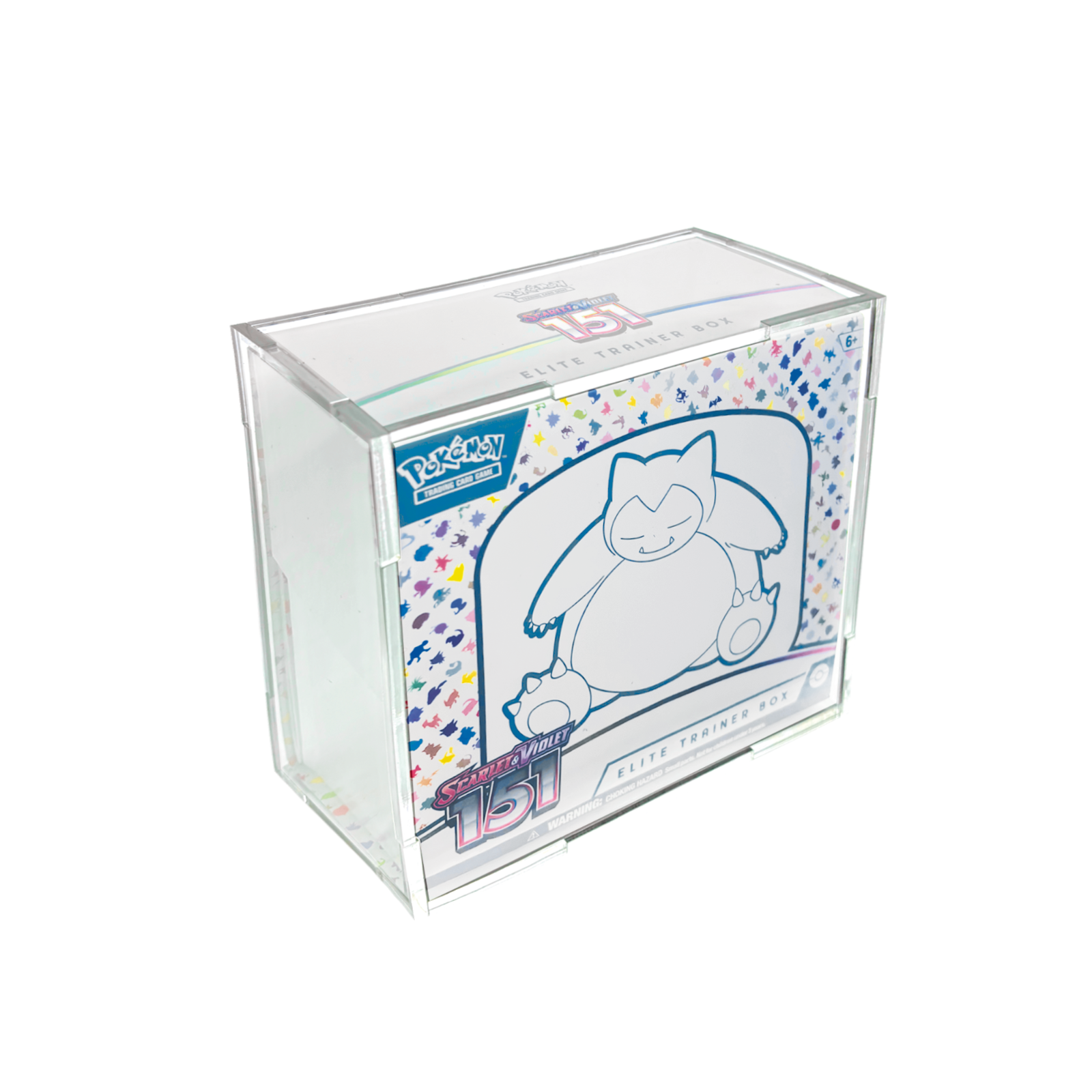 Acrylic Display Cases for Pokemon 151 UPC, ETB, and Booster Bundle | eBay