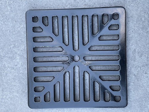 Gully Grid Grate 8 Inch Square Heavy Duty Drain Cover for Driveways ...