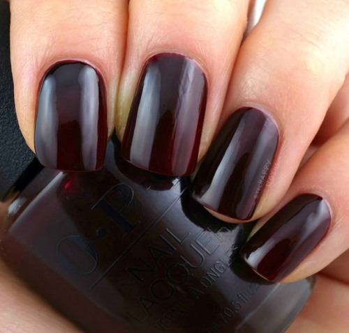 SULTRY DEEP OXBLOOD RED CREME 'Complimentary Wine' by OPI NAIL POLISH ...