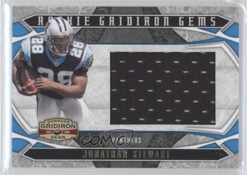 2008 Donruss Gridiron Gear Rookie Gems Jumbo Jerseys /50 Jonathan Stewart #222 | eBay