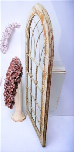Wood Metal Architectural Window Wall Decor Arched Cathedral Church ...