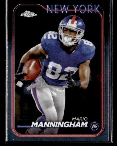 2024 Topps Chrome #145 Mario Manningham Card New York Giants | eBay