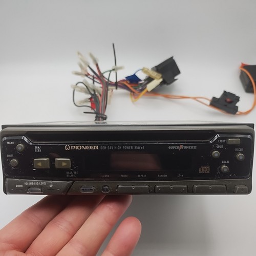 Pioneer Super Tuner DEH-345 High Power 35w Detachable Car Radio ...