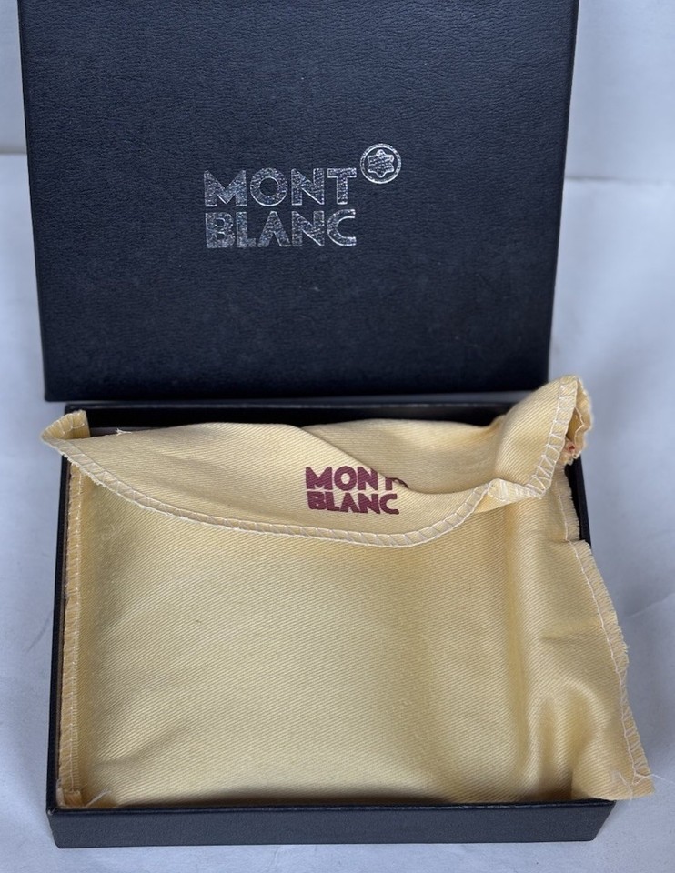 Montblanc Stylish Men's Genuine Leather Bifold Wallet For Men Wallets ...