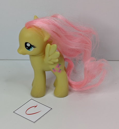 Fluttershy - My Little Pony G4 Shy Droopy Eyes Brushable Hasbro 2010 3 ...