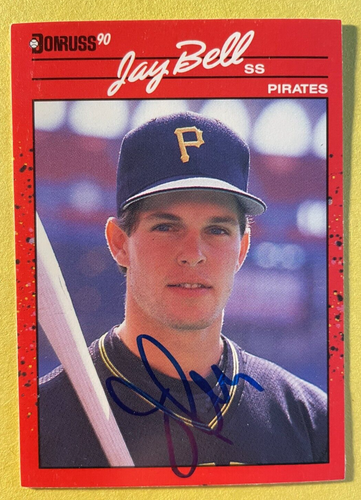 SIGNED JAY BELL 1990 AUTOGRAPHED DONRUSS BASEBALL CARD - PIRATES | eBay