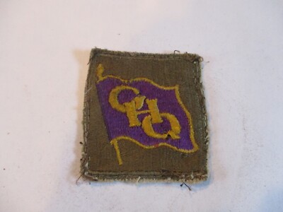 WW2 US Army GHQ General Head Quarters SSI Sleeve Patch Insignia | eBay
