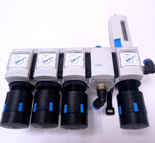FESTO MS4-LFR-1/4-D6-ERV-AS, MS4-FRM-1/4, MS4-LRB-1/4-D6-AS-BD FILTER ...