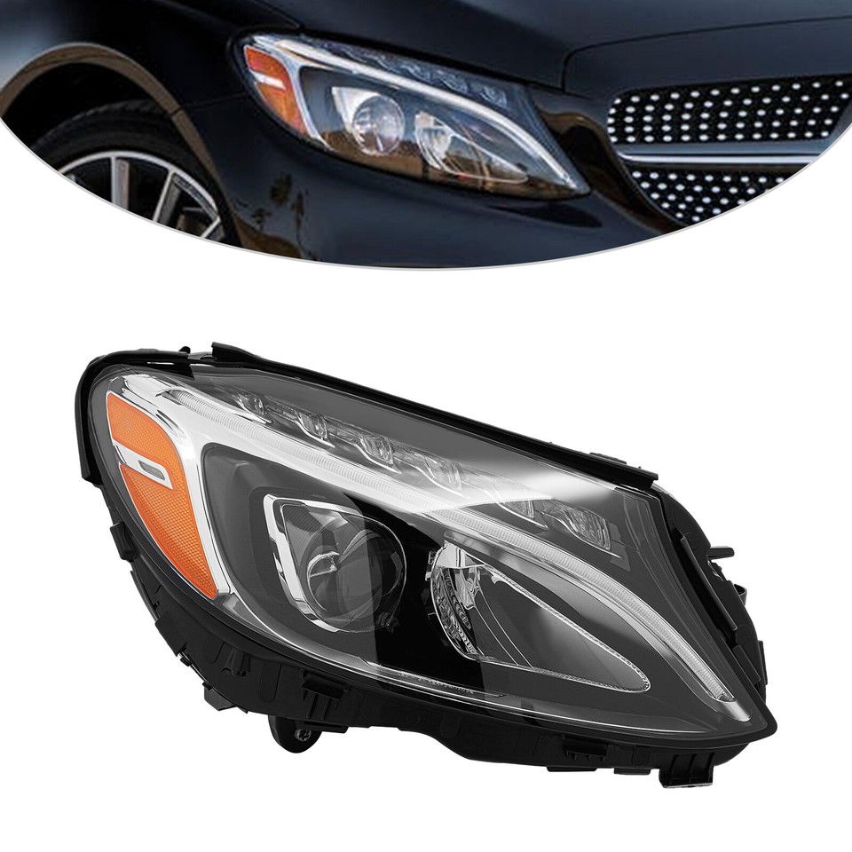 2015-2018 For Mercedes Benz C-Class C300 W205 LED Headlight Right ...