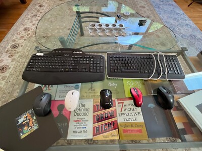 Logitech MK710 Wireless Keyboard and Mouse Bundle (2 Keyboards, 5 ...