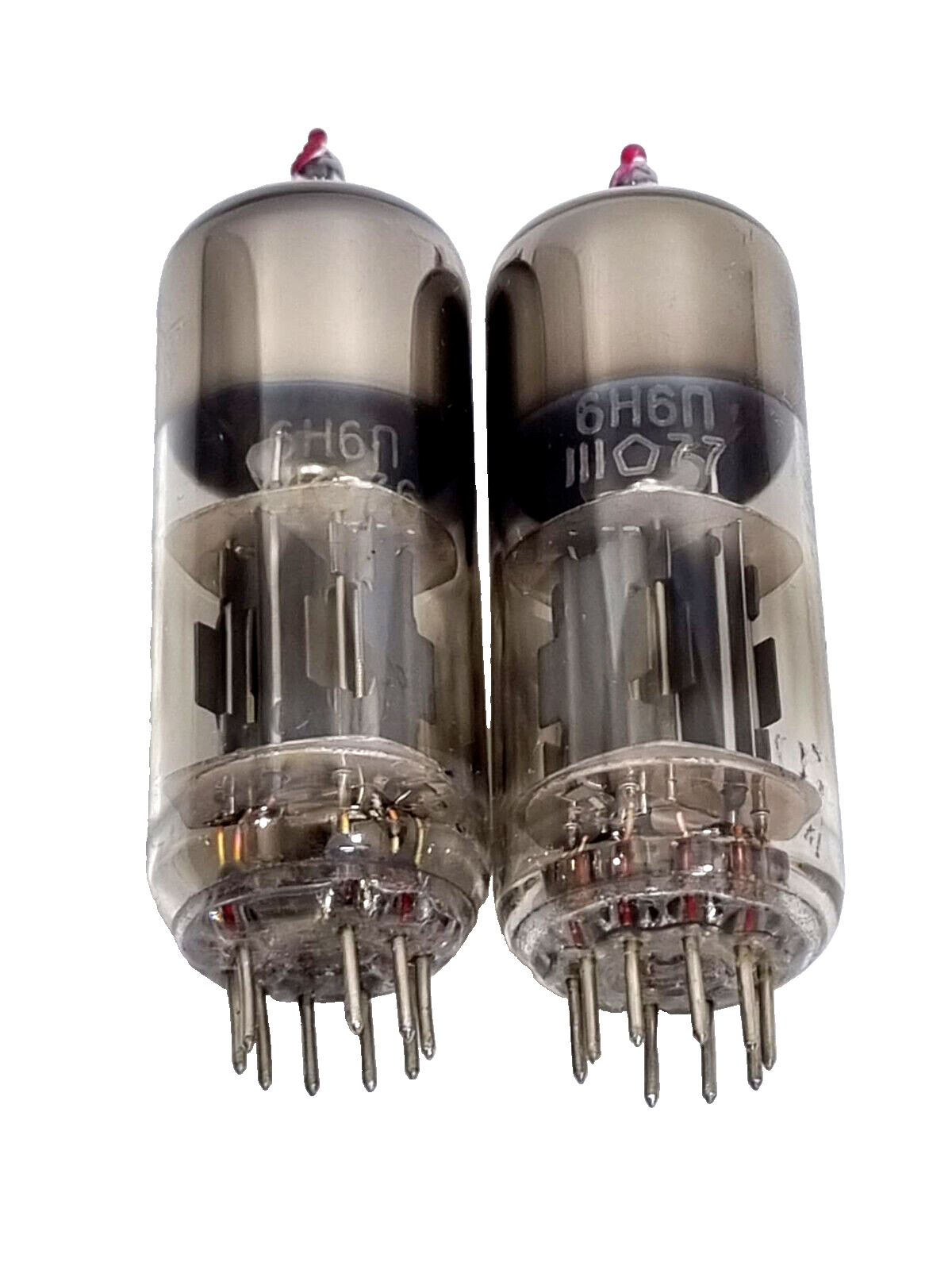 6N6P/ECC99/E182CC USED GOLD GRID RUSSIAN TUBE OTK / RHOMBUS / LOT OF 4 ...