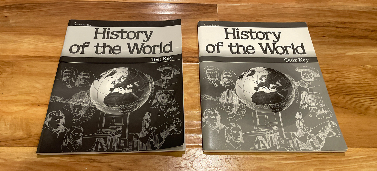 A Beka History of the World Teacher Test Key & Quiz Key 7th Grade Lot ...