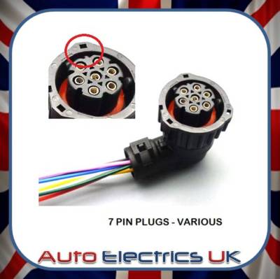 Chassis Cab Rear Tail Light harness Twist Lock connector Plug For DAF ...