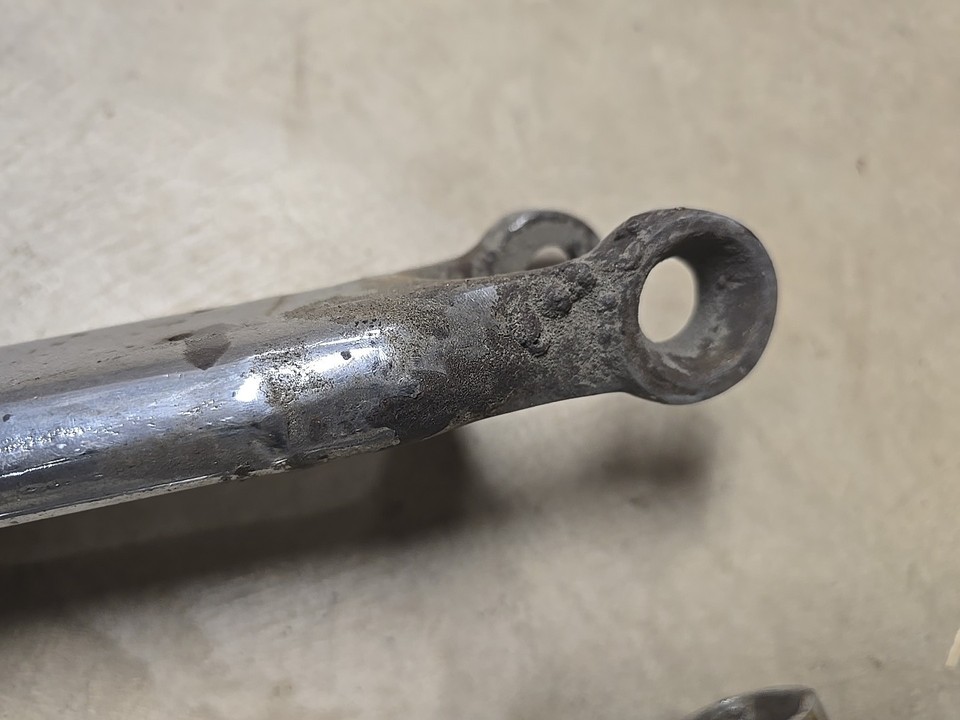 Original 1932 1933 1934 Ford Split Wishbones Radius Rods, Old Chrome ...